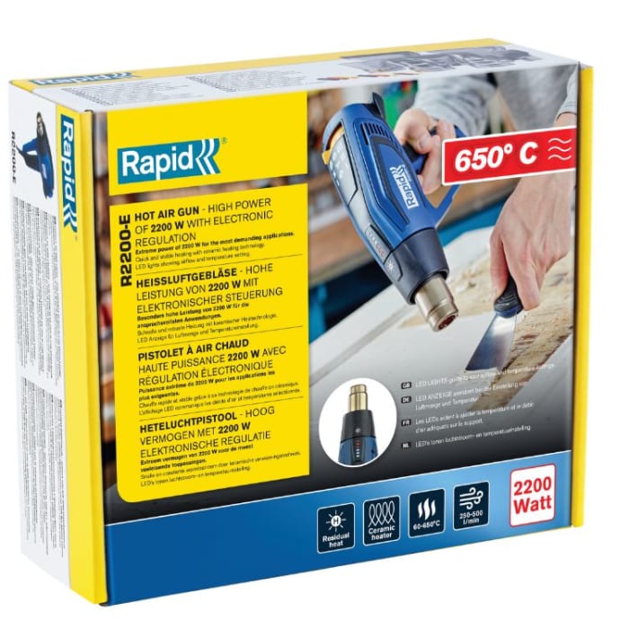 5001343 Rapid | Rapid R2200-E 60 → 650°C max Cordless, Type C - Euro ...
