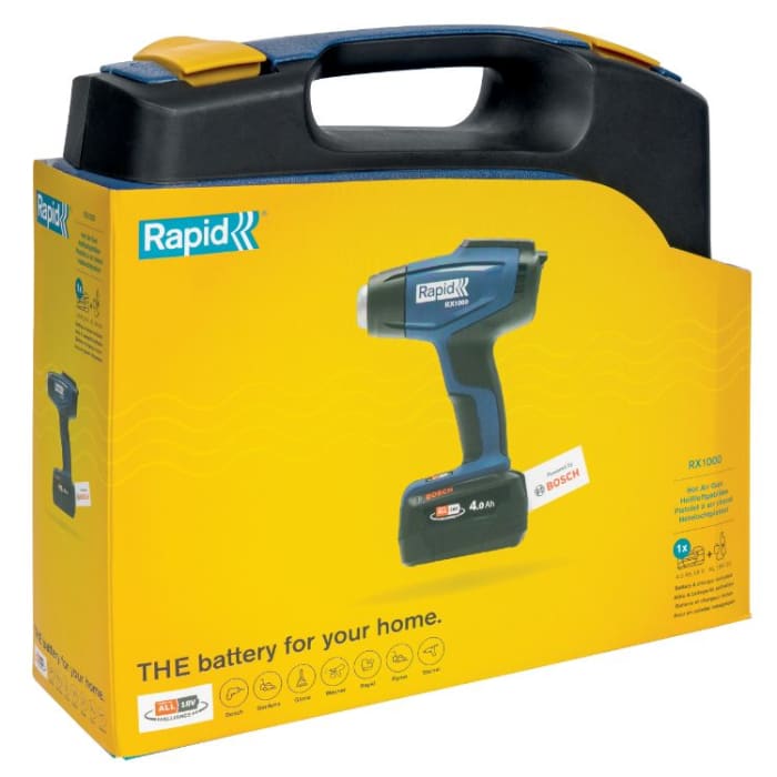 5001510 Rapid | Rapid RX1000 550°C max Cordless Heat Gun, Type C ...