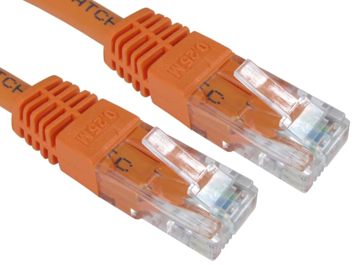 RS PRO | Cable Ethernet Cat6 UTP RS PRO de color Naranja, long. 250mm ...