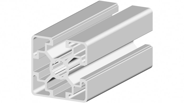 RS PRO | RS PRO Silver Aluminium, Anodized Profile Strut, 45 x 45 mm ...