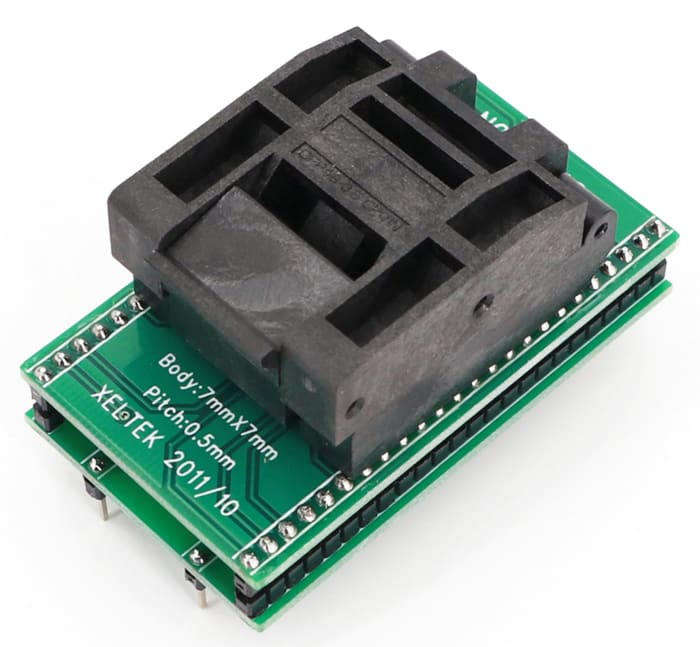 ADA-TQFP48 Seeit | Seeit 0.5mm Pitch IC Socket Adapter, 48 Pins Female ...