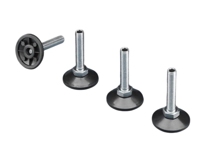 4612000 Rittal | Rittal PS Series Sheet Steel Leveling Foot for Use ...