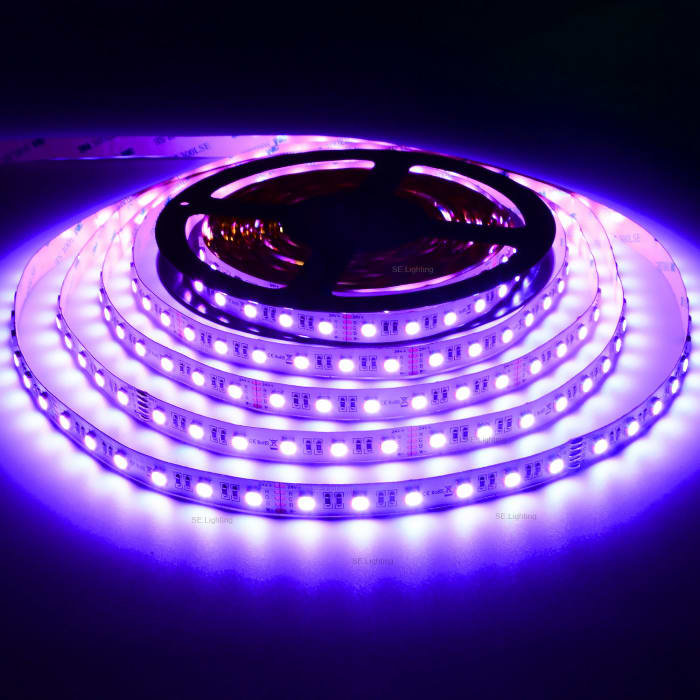 RS PRO | RS PRO 24V dc RGB LED Strip Light, 4000K Colour Temp, 1m ...