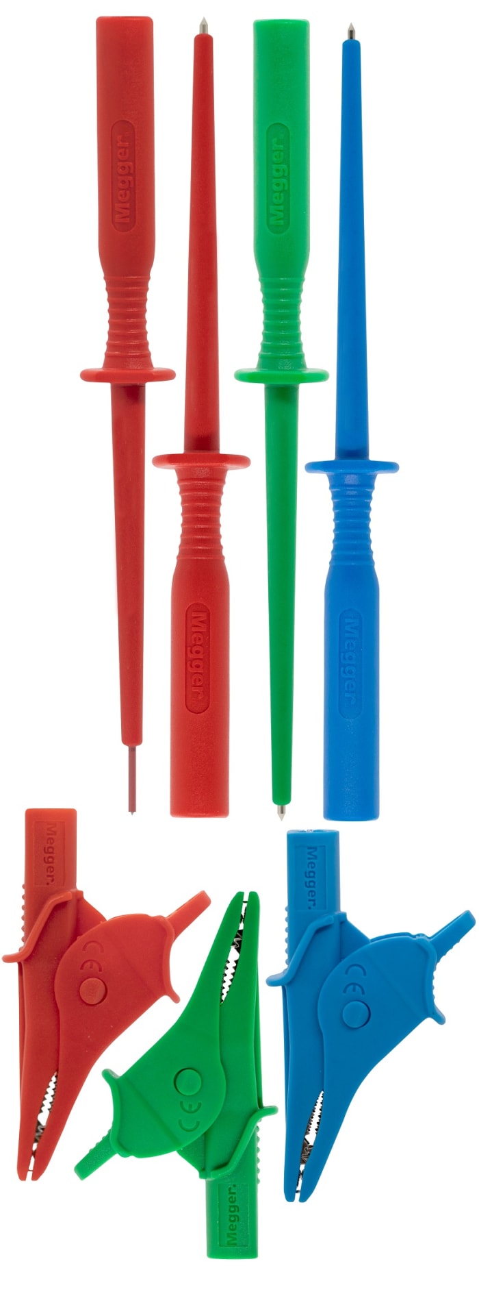 1014-301 Megger | Megger Connector Kit With 7 Piece Probe And Clip Set ...