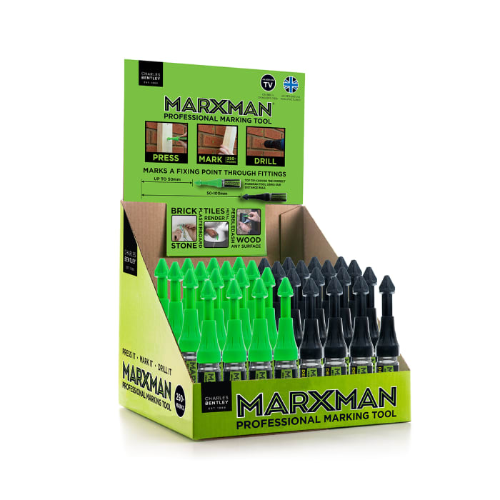 MARXMANCDU30MIX Marxman | Marxman Black, Green Marker Pen | 265-9297 | RS