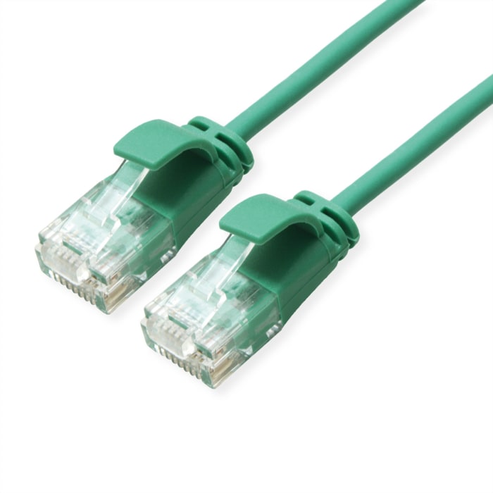 21.15.3936-50 Roline | Roline, 3m Cat6a, Green RJ45 to Male RJ45 Male ...