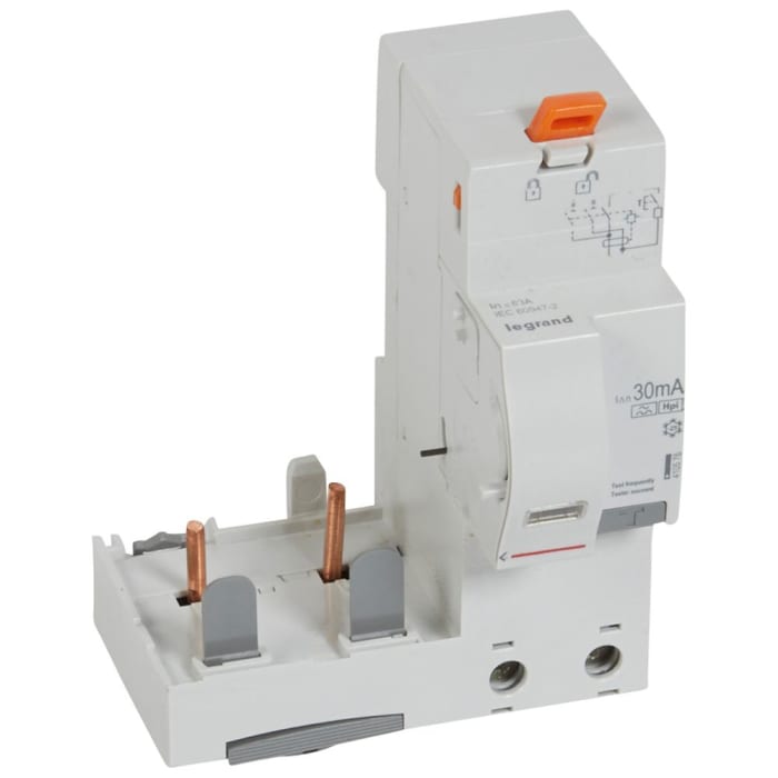 410576 Legrand | Legrand DX3 Circuit Breaker, 2P, 63A, Type F, 230 → 400V AC | 266-1355 | RS