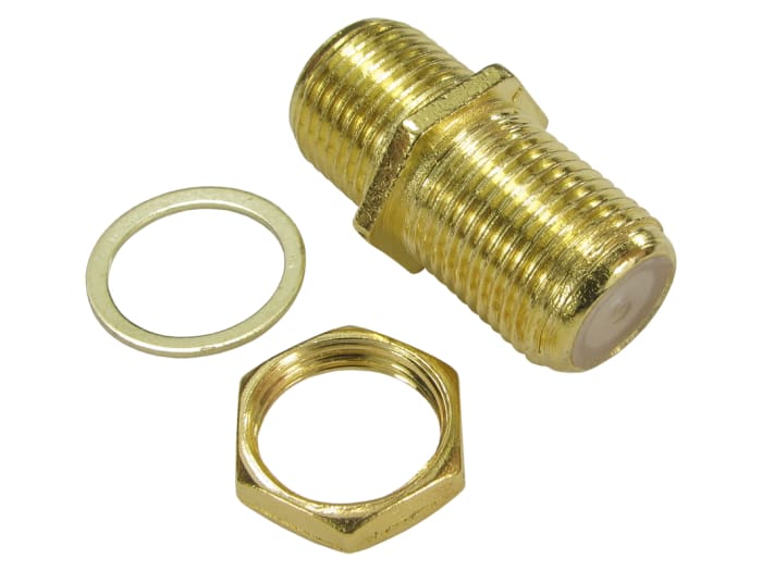 RS PRO | RS PRO Straight Coaxial Adapter Type F Socket to Type F Socket ...