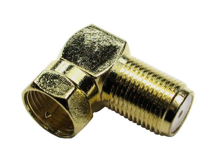 RS PRO | RS PRO Right Angle Coaxial Adapter Type F Plug to Type F ...