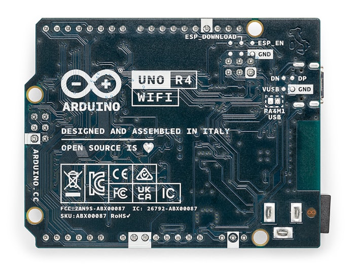 ABX00087 Arduino | Placa Arduino Arduino Uno Rev 4 WiFi | 266-2937 | RS