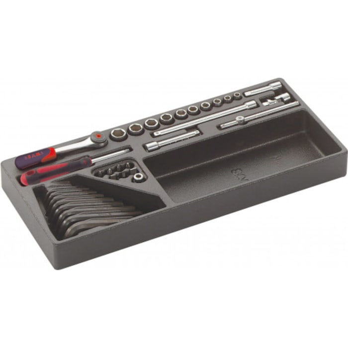 73-R1M SAM | SAM 33 Piece Tool Kit with Foam Inlay | 266-6901 | RS ...
