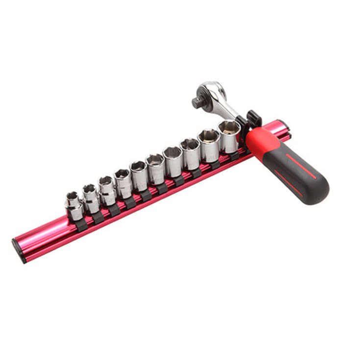 73-RJ11R SAM | SAM 11-Piece Metric 1/4 in Standard Socket Set with ...