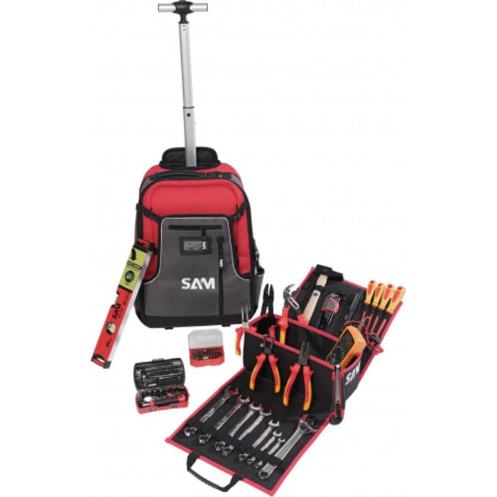 CP-ELEC2 SAM | SAM 111 Piece Electrician Tool Tool Kit with Case, VDE ...