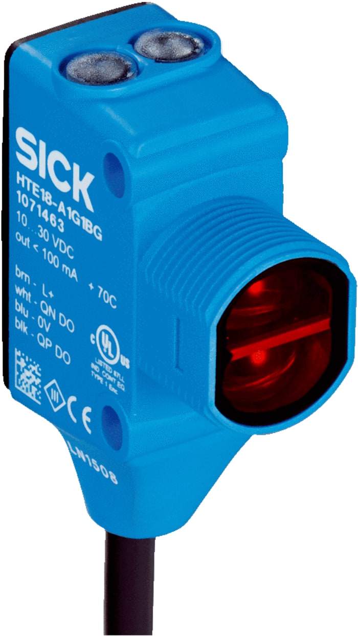 HL18-B4B3BH SICK | SICK Retroreflective Photoelectric Sensor, Barrel ...