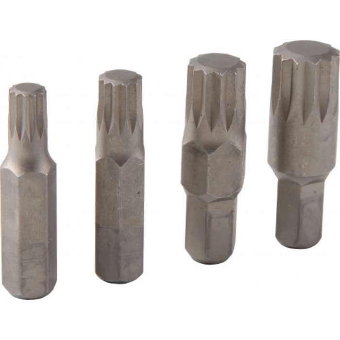 241-590 SAM | SAM 12 Point Hex Bit Set, 1/4 in Tip, 1/4 in Drive, TX ...