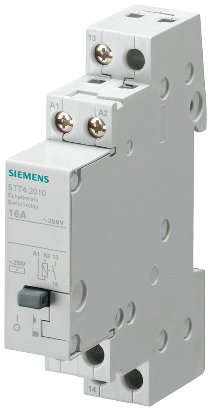 5TT4206-3 Siemens | Siemens DIN Rail Latching Power Relay, 12V ac Coil ...