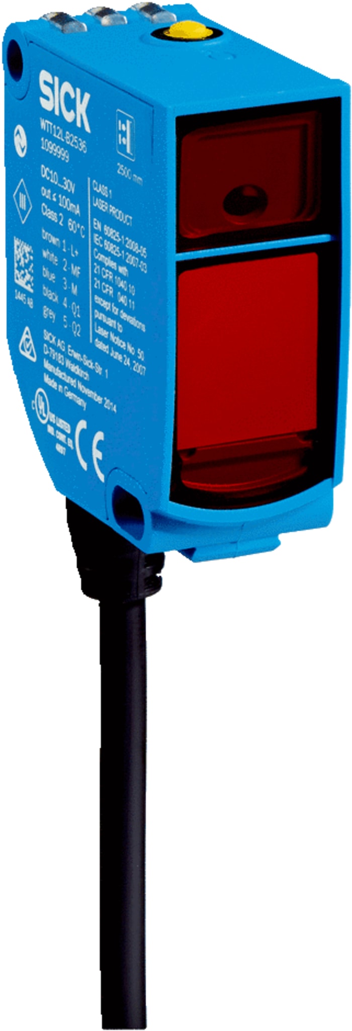 WTT12L-B3564S18 SICK | SICK Background Suppression Photoelectric Sensor, Rectangular Sensor, 50 ...