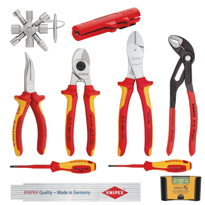 00 20 90 V01 Knipex | Knipex 8 Piece Tool Kit | 267-8490 | RS