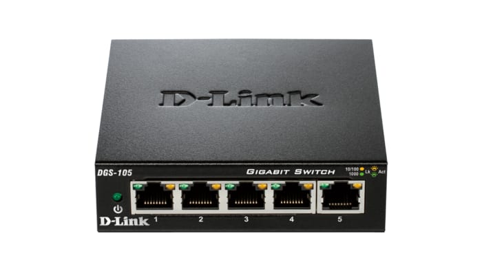 DGS-105/E D-Link | D-Link 5-Port Gigabit Unmanaged Desktop Switch DGS ...