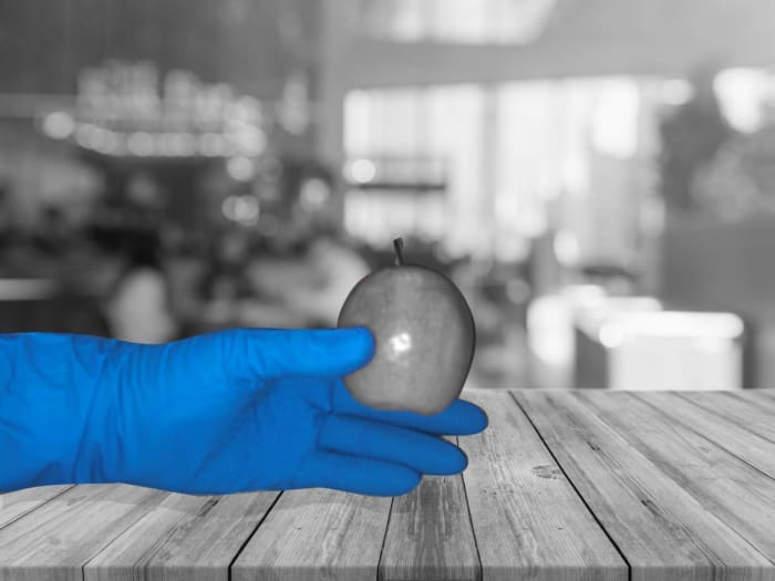 91 - XL Polyco Healthline | Polyco Healthline Blue Nitrile Disposable ...