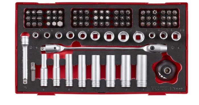 TEA1487 Teng Tools | Teng Tools 87-Piece Imperial, Metric 1/4 in Deep ...