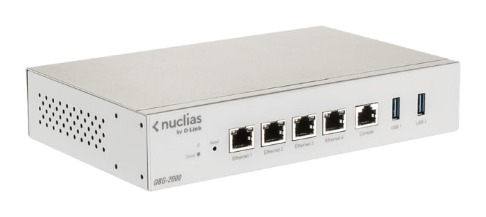 DBG-2000 D-Link | D-Link Nuclias Cloud SD-WAN Gateway 4 Port Nuclias ...
