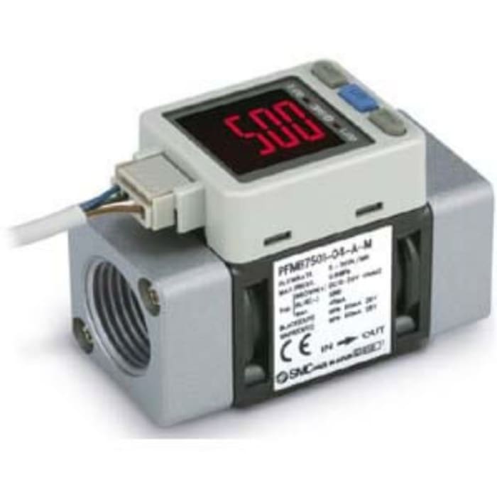 PFMB7501-F04-B SMC | SMC PFMB7 Series Digital Flow Switch For Air Flow ...