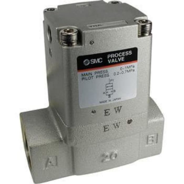 VNA201A-F15A SMC | SMC Axial type Pneumatic Actuated Valve, 1 MPa, G ...