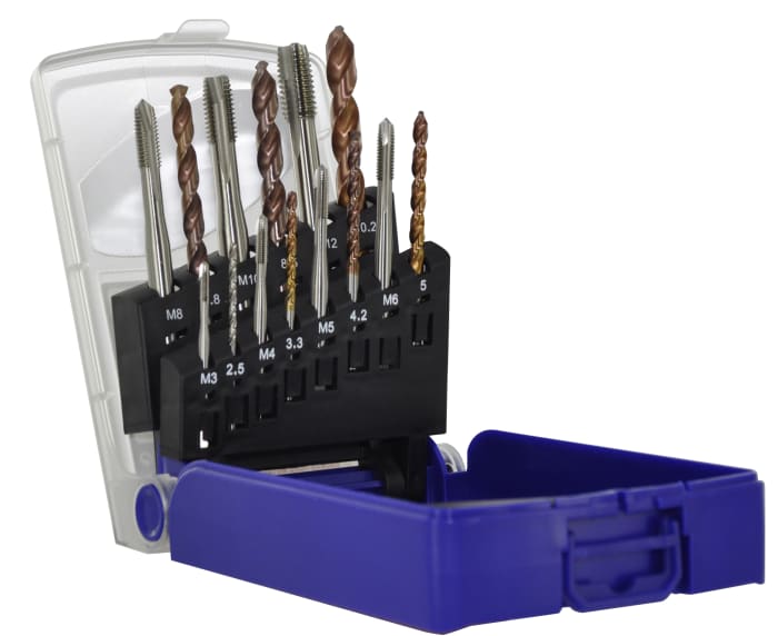 11900870001 Tivoly | Tivoly 31-Piece HSS Tap & Die Set, M3 - M12 Taps ...