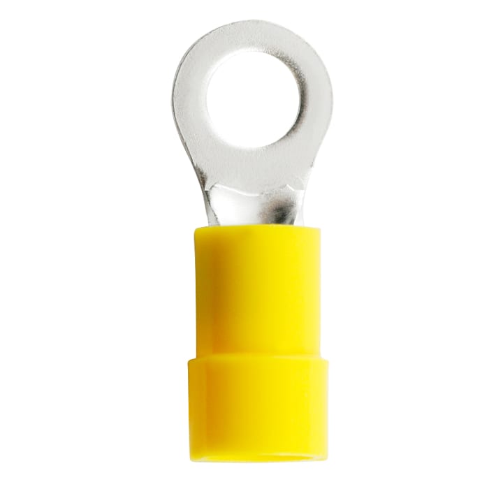 RS PRO | RS PRO Insulated Crimp Ring Terminal, M5 Stud Size, 4mm² to ...