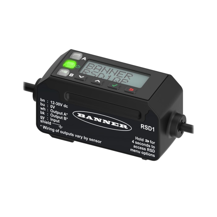 RSD1QP Banner | Banner, RSD Series M12 5-pin Display Unit, 150mm Cable ...