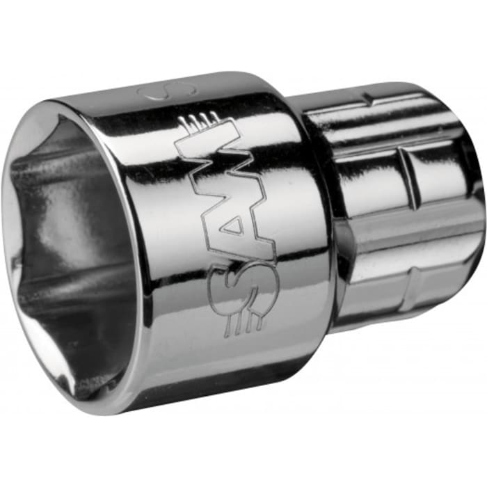 SHS-12 SAM | SAM 1/2 in Drive 12mm Pass Through Socket, 6 point, 18.92 ...