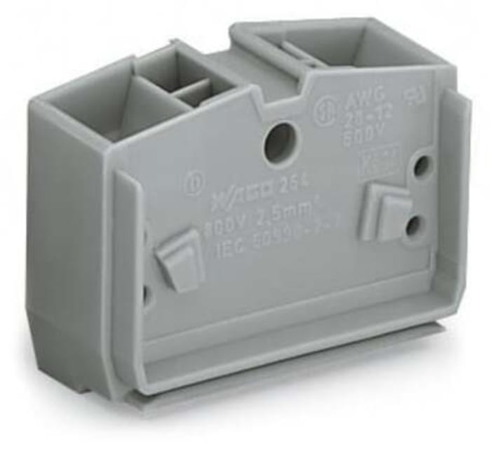 264-351 WAGO | WAGO 264 Series Terminal Block, 1-Way, 28/12 AWG Wire ...