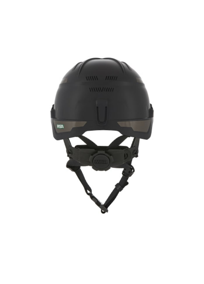10194790 MSA Safety | MSA Safety V-Gard H1 Black Safety Helmet with ...
