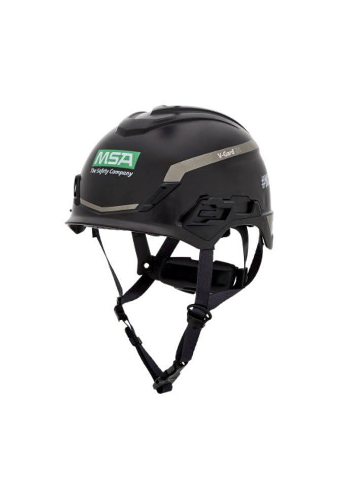 10194798 MSA Safety | MSA Safety V-Gard H1 Black Safety Helmet with ...