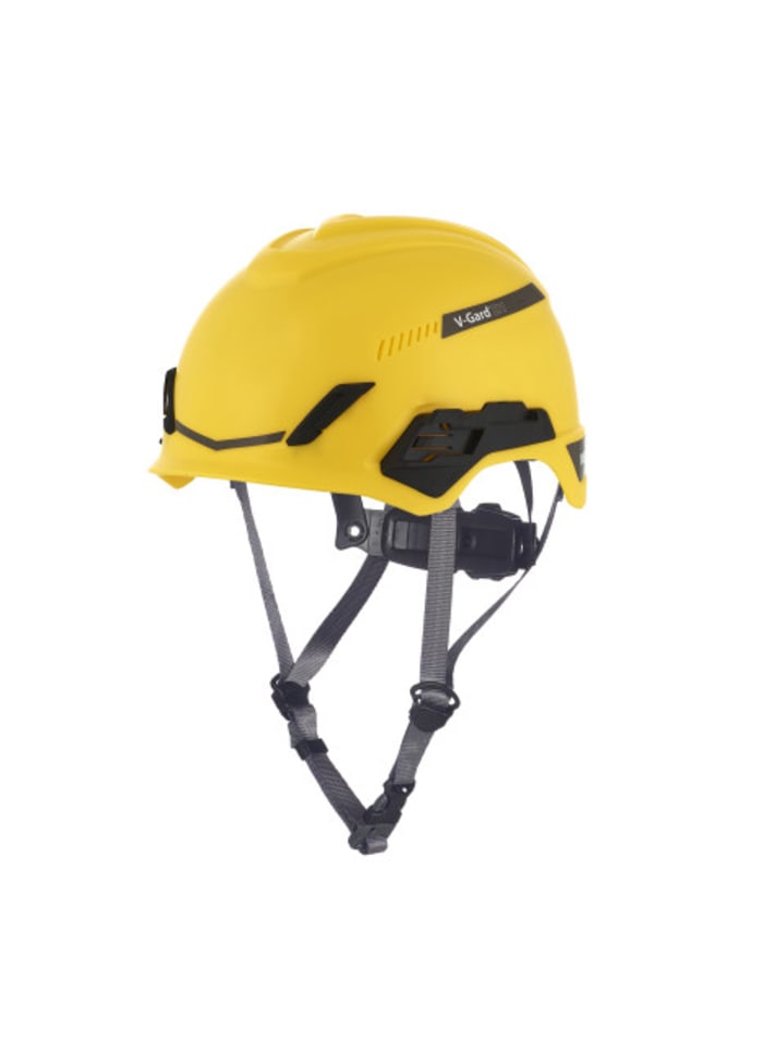 10212398 MSA Safety | MSA Safety V-Gard H1 Black, Yellow Safety Helmet ...
