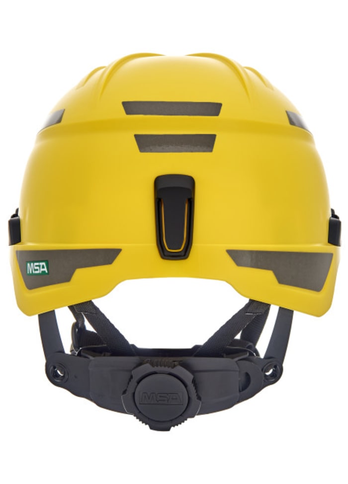 10212398 MSA Safety | MSA Safety V-Gard H1 Yellow Safety Helmet with ...