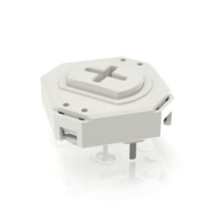 3.14.100.601/0000 RAFI | RAFI White Momentary Tactile Switch, 1NO 100mA ...