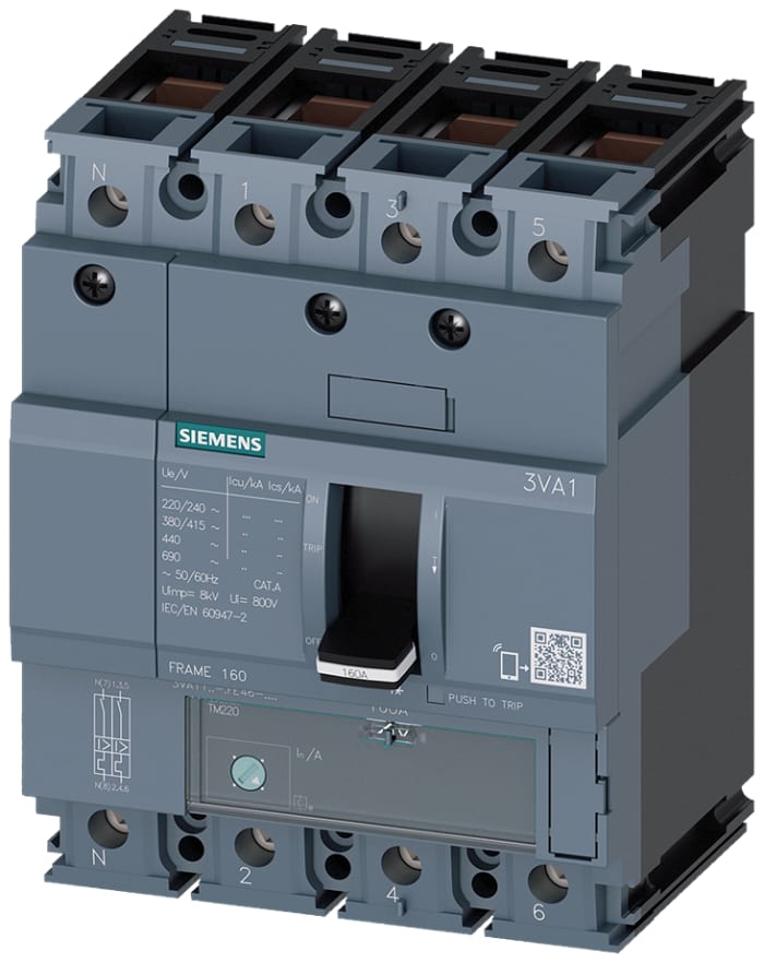 3VA1140-3GE46-0AA0 Siemens | Siemens, SENTRON MCCB Molded Case Circuit ...