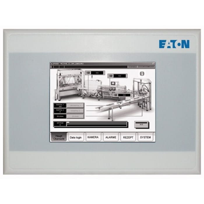 140017 XV-102-B8-35MQR-10-PLC Eaton | Eaton XV-102 Series TFT HMI Panel ...