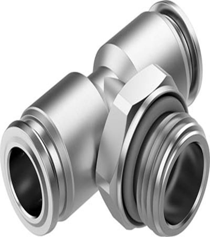 NPQR-T-G12-Q12 Festo | Festo NPQR Series T Fitting, G 1/2 Male to 12 mm, Threaded-to-Tube ...
