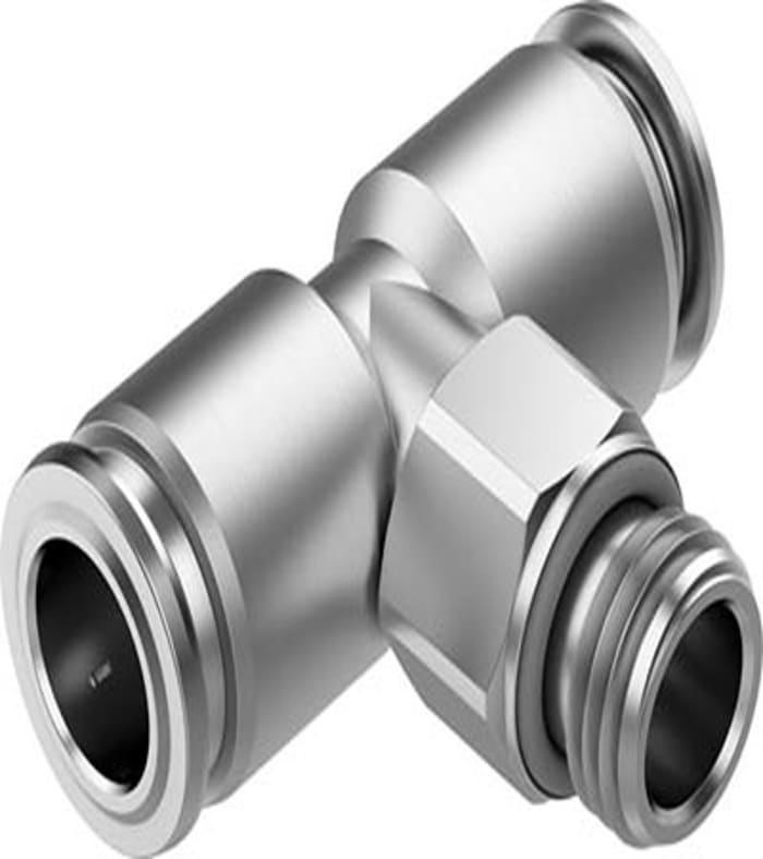 NPQR-T-G18-Q6 Festo | Festo NPQR Series Push-in Fitting, G 1/8 Male to Push In 6 mm, Threaded-to ...