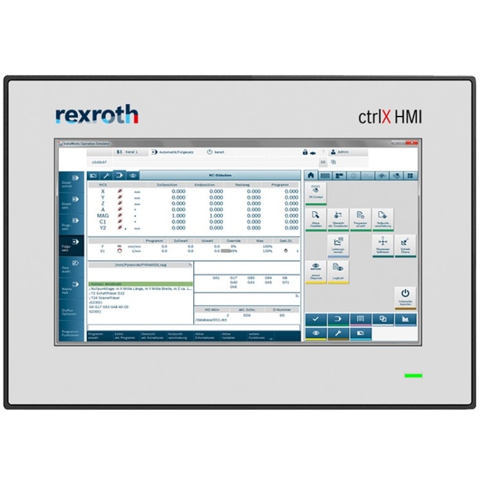 R911411945 Bosch Rexroth | Bosch Rexroth WR2107 Series ctrlX HMI Web ...