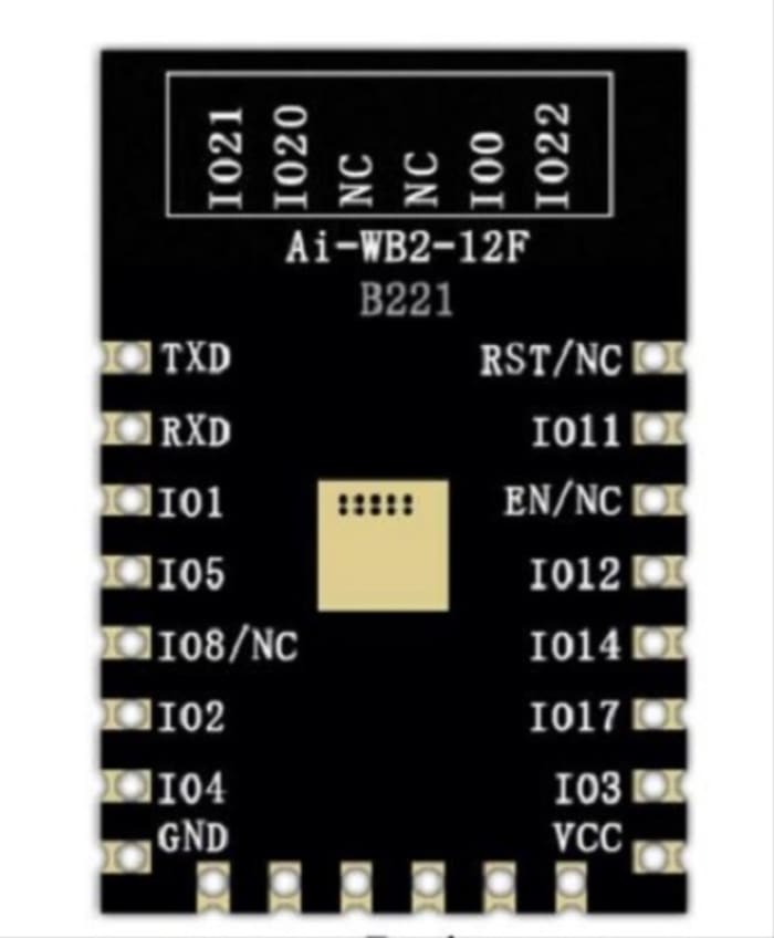 Ai-WB2-12F RF Solutions | RF Solutions Ai-WB2-12F 2.7 → 3.6V WiFi and ...