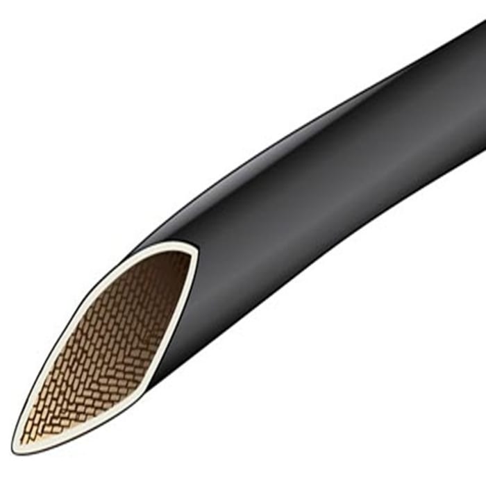 PF13010 BK002 Alpha Wire | Alpha Wire Braided Fiberglass PVC Black ...