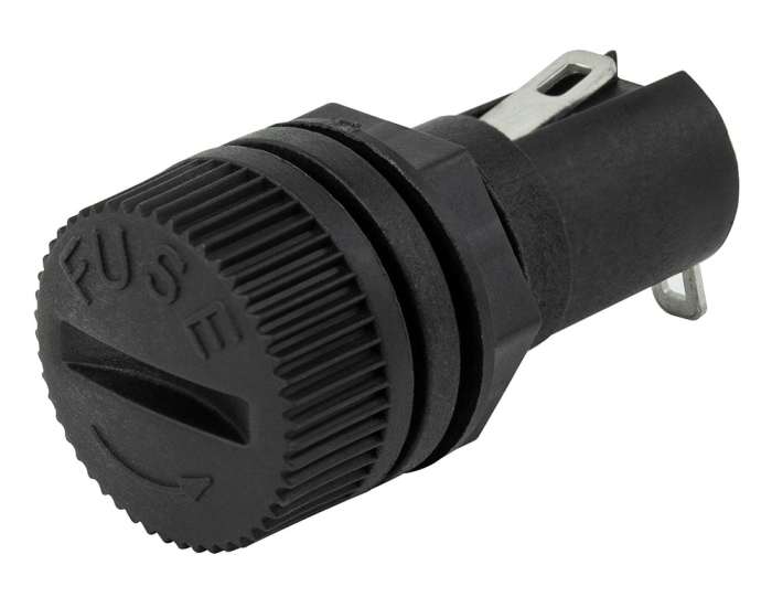 RS PRO | RS PRO 10A Panel Mount Fuse Holder for 5 x 20mm Fuse, 1P, 250V ...