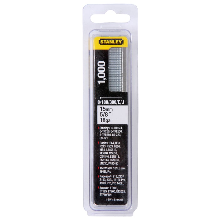 1-SWK-BN0625T Stanley | Stanley Nail; 15 mm x | 279-2219 | RS