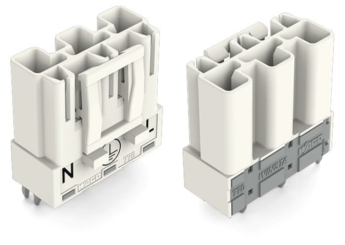 770-833 Wago | Wago 770 Series Straight PCB Mount PCB Header, 3 Contact ...