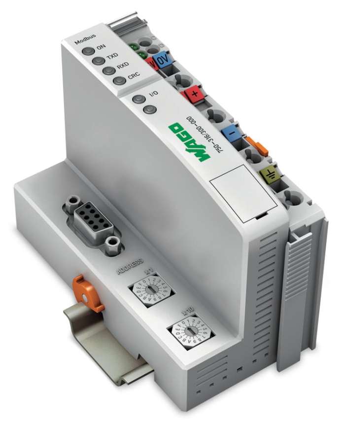 750-316/300-000 WAGO | WAGO Modbus RTU, RS232, RS485 D Sub 9 Pin Female ...
