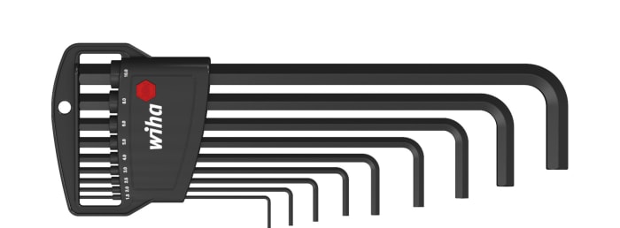 06386 Wiha | Wiha 9 piece L Shape Metric Hex Key Set, 1.5 → 10mm | 280 ...